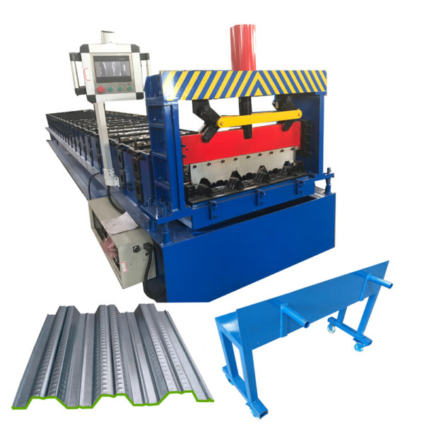 steel floor deck machine